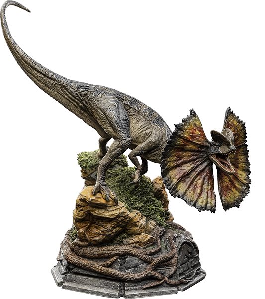 Jurassic Park Dilophosaurus Art