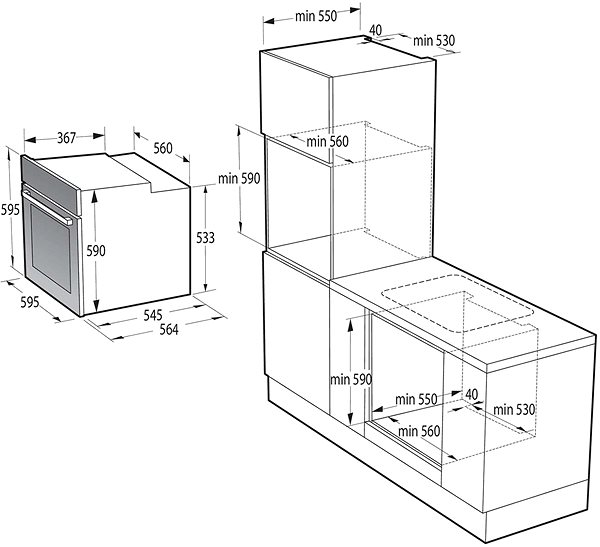 GORENJE BSA6737E15X - Vstavaná rúra | Alza.sk