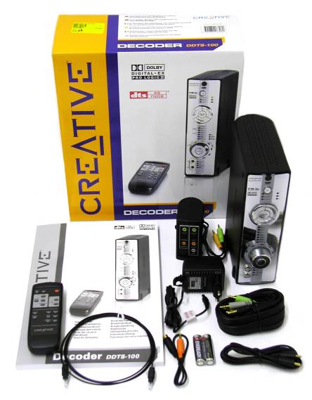 Creative Decoder DDTS-100 - ext. dekoder 7.1 DD-EX/DTS, 3+1x dig. a 3+1x an. Vstup - - | Alza.sk