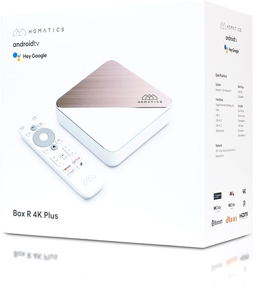 Homatics Box R Plus Android TV – 4K UHD multimediálny prehrávač ...