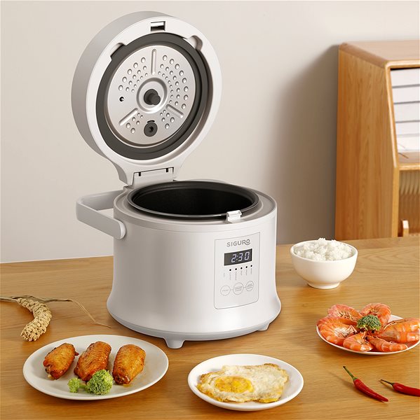 Siguro RC-R301W Rice Master Digital s naparovačom za 41,90 € - Ryžovar ...