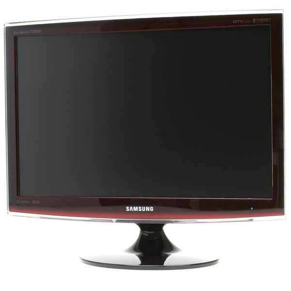 22" Samsung T220HD červeno-černý (crystal rubine) - LCD monitor | Alza.sk