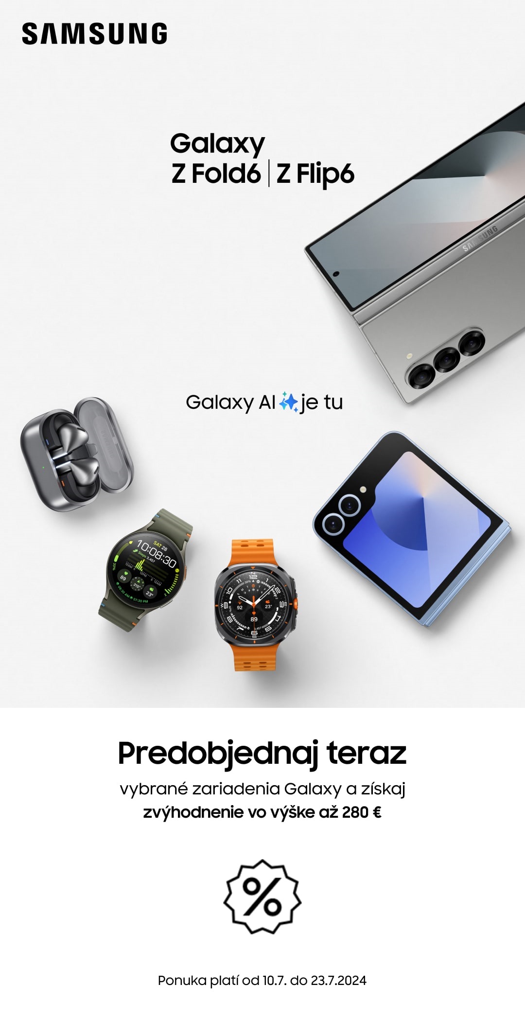 Nové telefóny či hodinky Samsung Galaxy za najnižšiu cenu vďaka ...