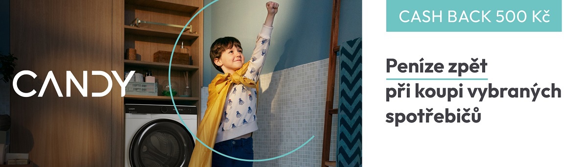 Cashback 500 Kč na pračky Candy | Alza.cz