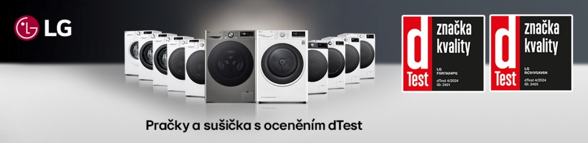 Značka kvality dTest: Představujeme oceněné pračky a sušičky LG | Alza.cz