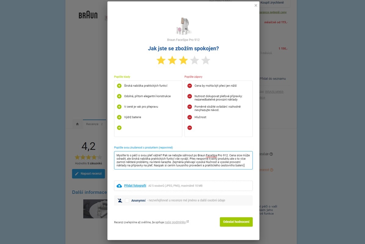 Napište recenzi na nový produkt Braun a získejte voucher až na 500 Kč ...