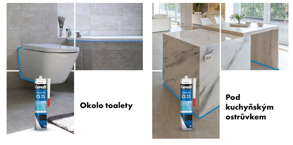 Ceresit CS 25 a CS 25 Express: Silikony, které ochrání vaši koupelnu i ...