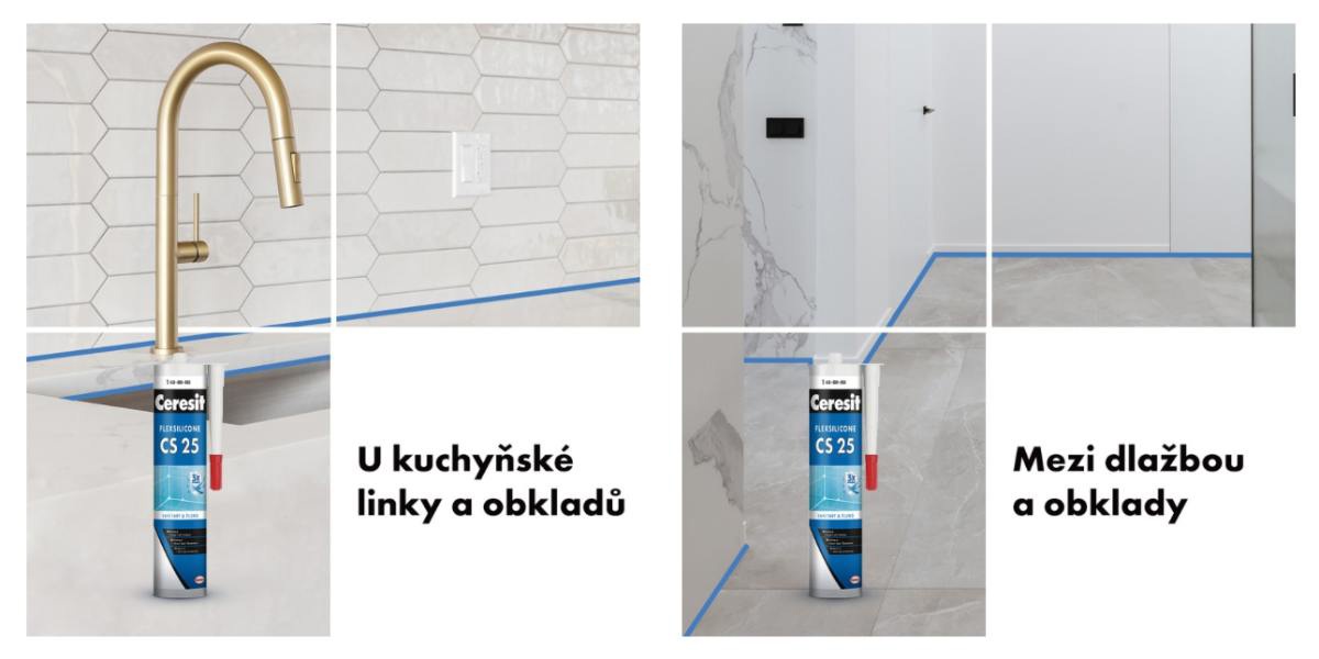 Ceresit CS 25 a CS 25 Express: Silikony, které ochrání vaši koupelnu i ...