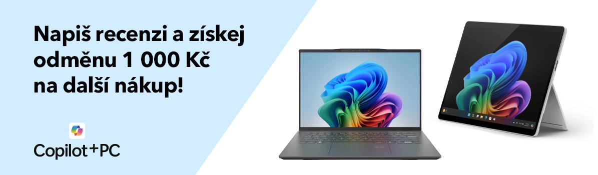 Notebooky s Copilot+ PC: napište recenzi a získejte voucher v hodnotě 1 ...