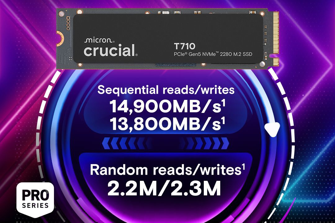 Crucial T710: Nová generace SSD s extrémní rychlostí a nižší spotřebou | Alza.cz