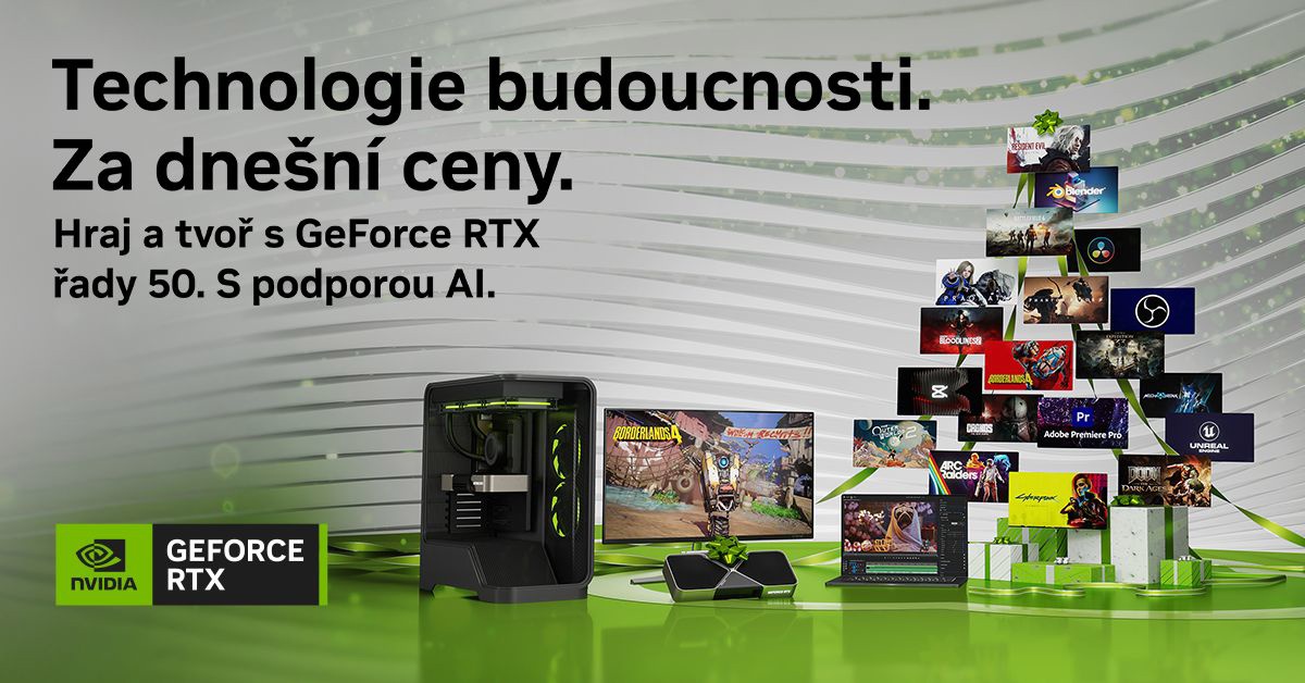 Nejlepší čas na upgrade: Vánoční slevy na GeForce RTX řady 50 právě ...