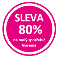 Spotřebiče Gorenje si nyní můžete pořídit s 80% slevou na malý ...