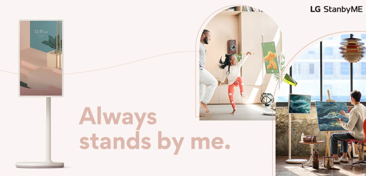 LG StanbyME: Stilvoller tragbarer TV mit Touchscreen | Alza.de