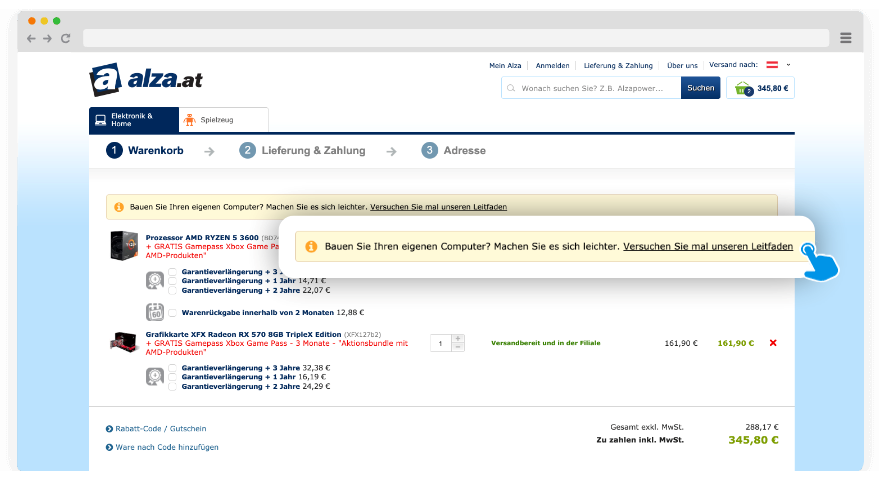 Wir bauen Ihren ein PC nach Maß für 39 € | Alza.de