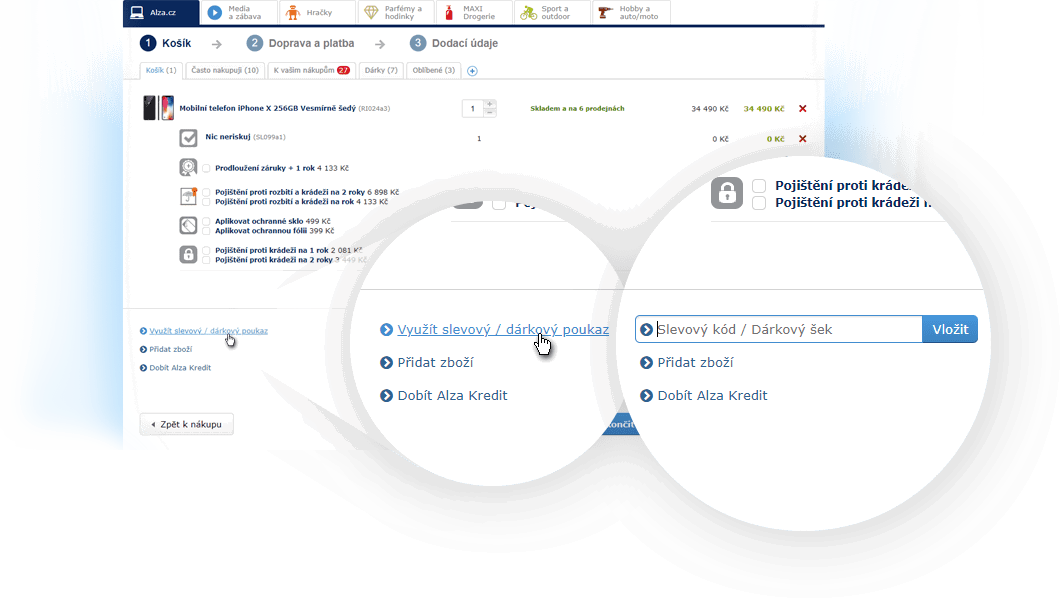 Jak uplatnit poukaz | Alza.cz