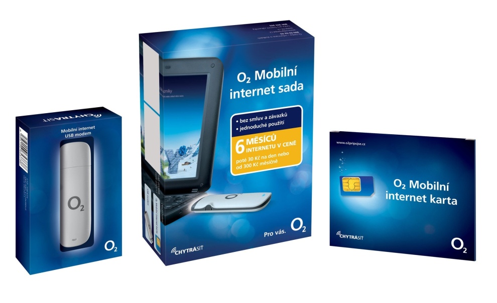 O2 Mobilní internet sada 6 měsíců internetu v ceně s FUP 18 GB (100 MB ...