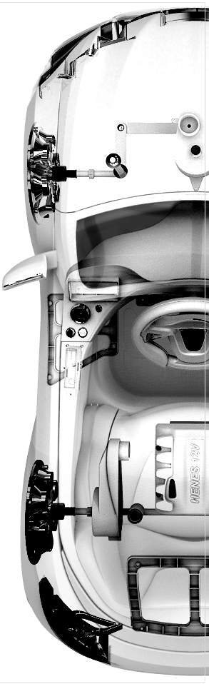 Henes M7 Premium bílé - Auto | Alza.cz