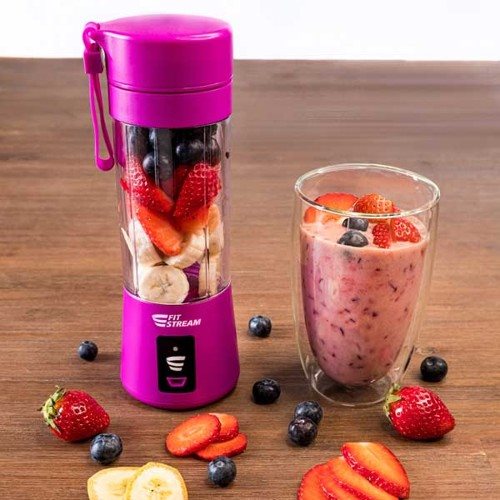 FitStream E1 fialový, USB nabíjení - Stolní mixér | Alza.cz