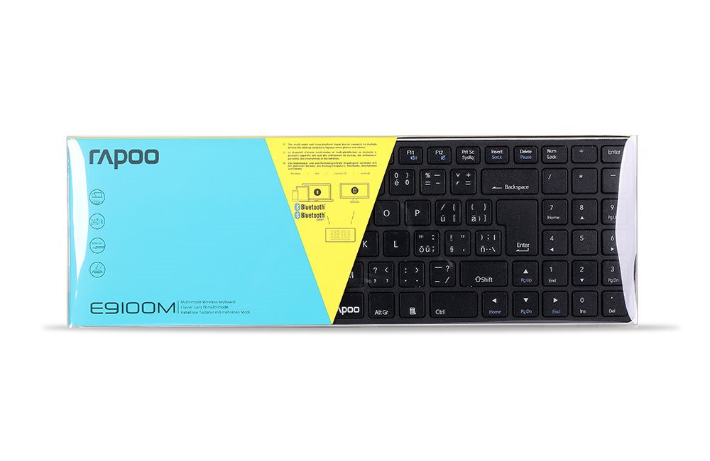 Rapoo E9100M, černá - CZ/SK - Klávesnice | Alza.cz