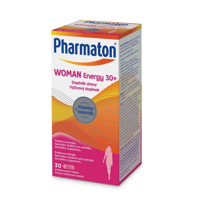 PHARMATON WOMAN ENERGY 30+ tbl. 30 - Multivitamín | Alza.cz