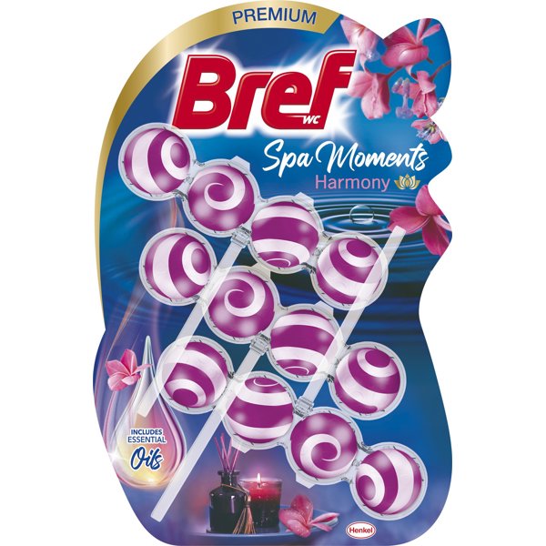 BREF Spa Moments Harmony 3× 50 g - WC golyó | Alza.hu