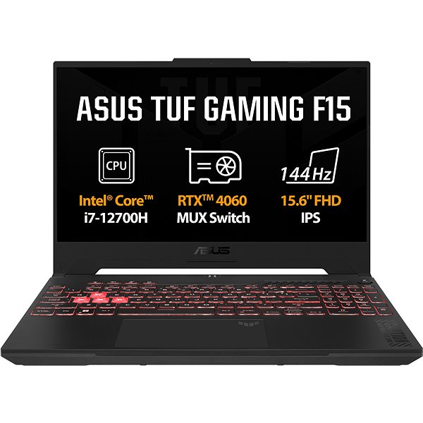 ASUS TUF Gaming F15 FX507ZV4-LP037 Jaeger Gray kovový - Herný notebook ...