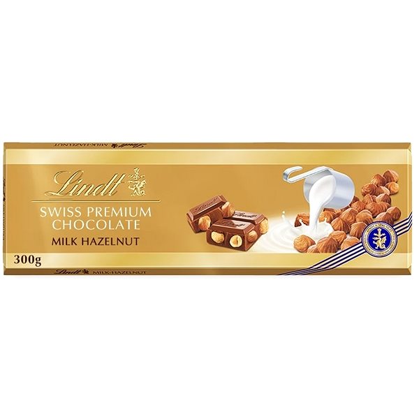LINDT Swiss Premium Gold Tablet Hazelnut 300 g - Čokoláda | Alza.sk