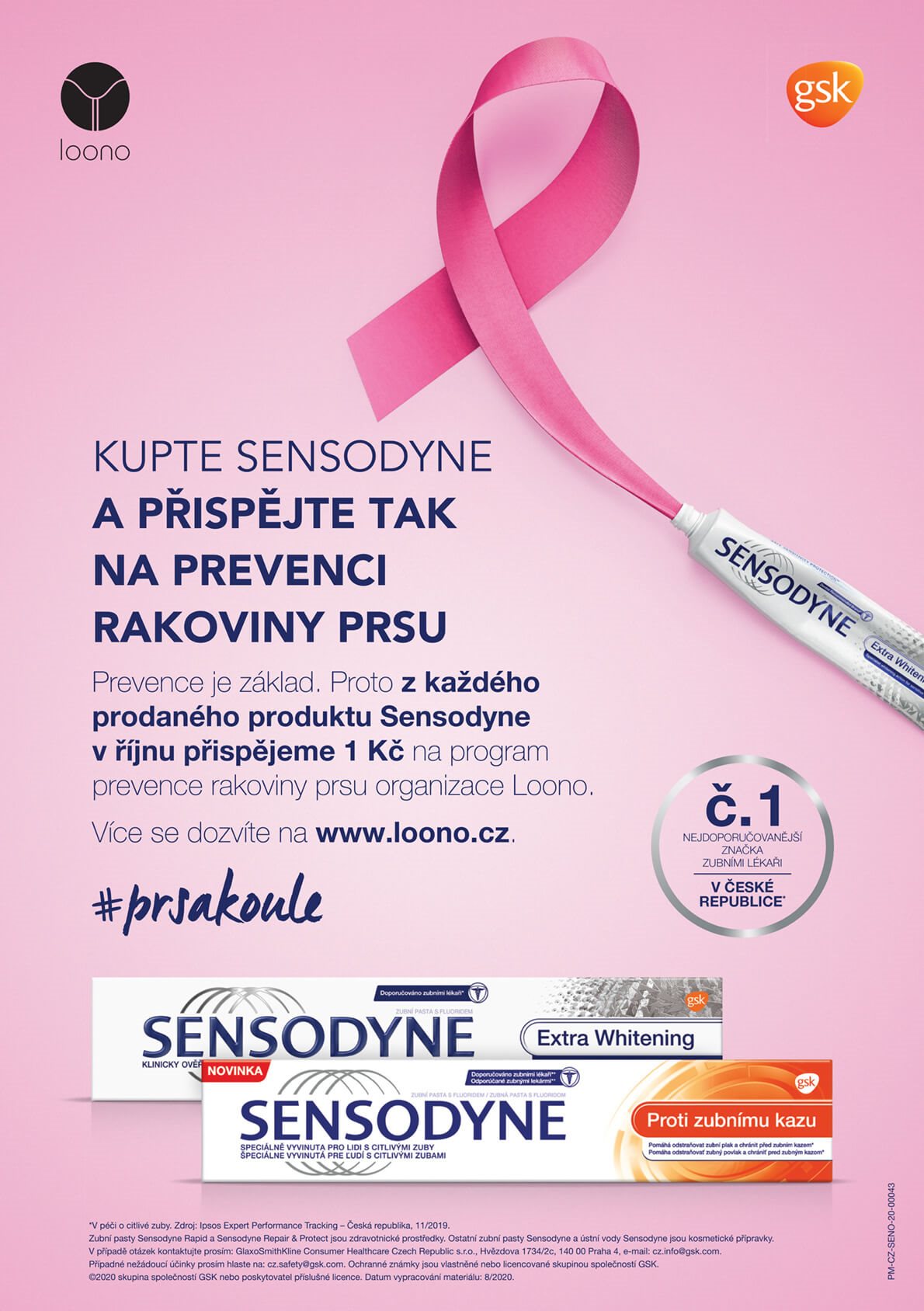 Kupte Sensodyne a přispějte tak na prevenci rakoviny prsu | Alza.sk
