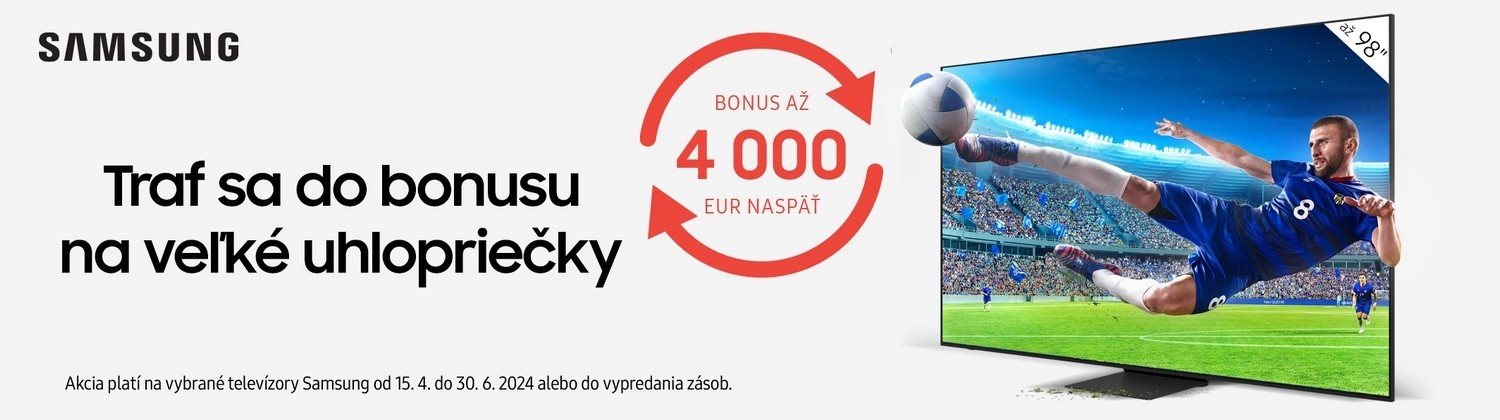 Samsung cashback: Získajte späť až 4 000 EUR za nákup televízora s ...