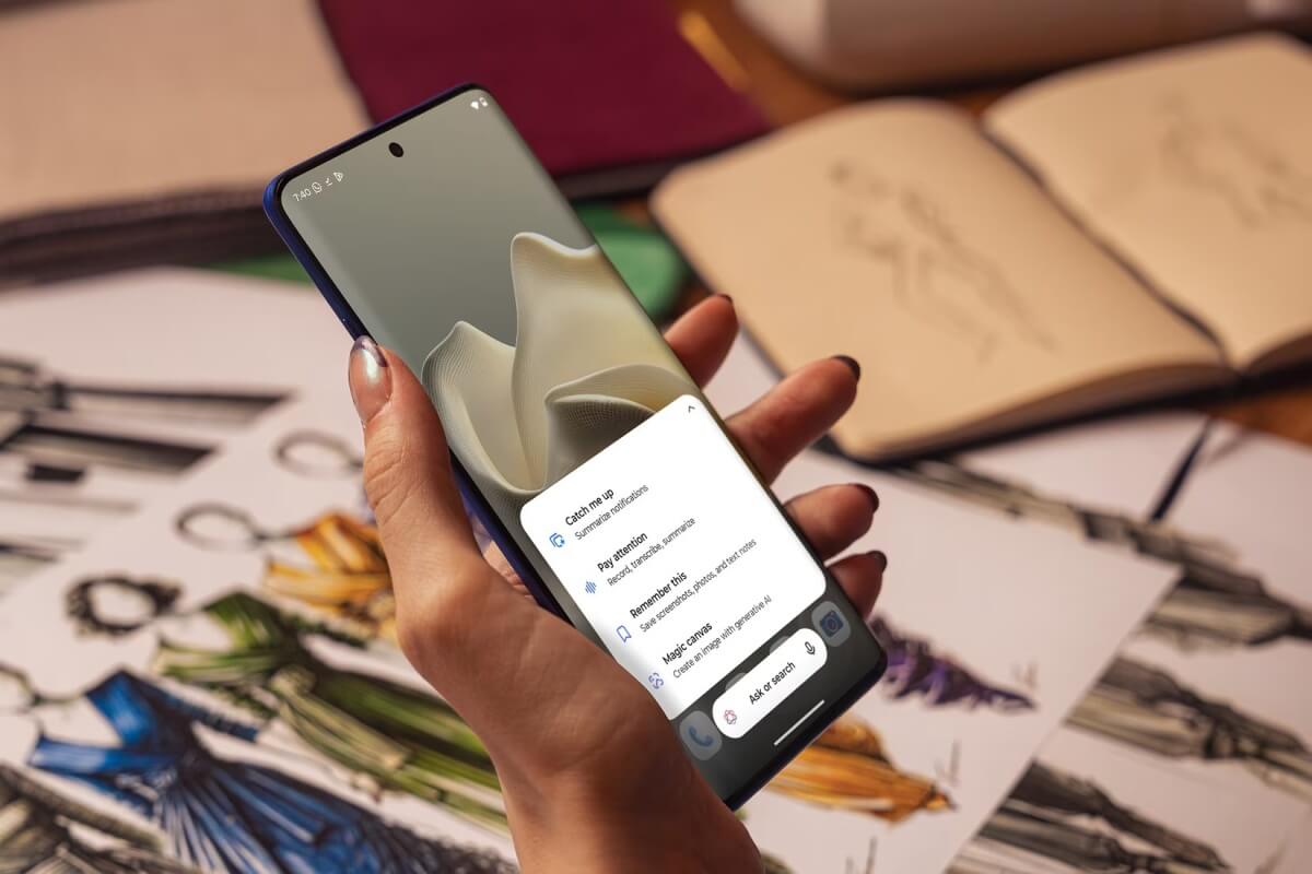 Motorola Edge 60 Pro und Edge 60: Design-Highlights in Pantone-Farben, mit vierfach gebogenen ...