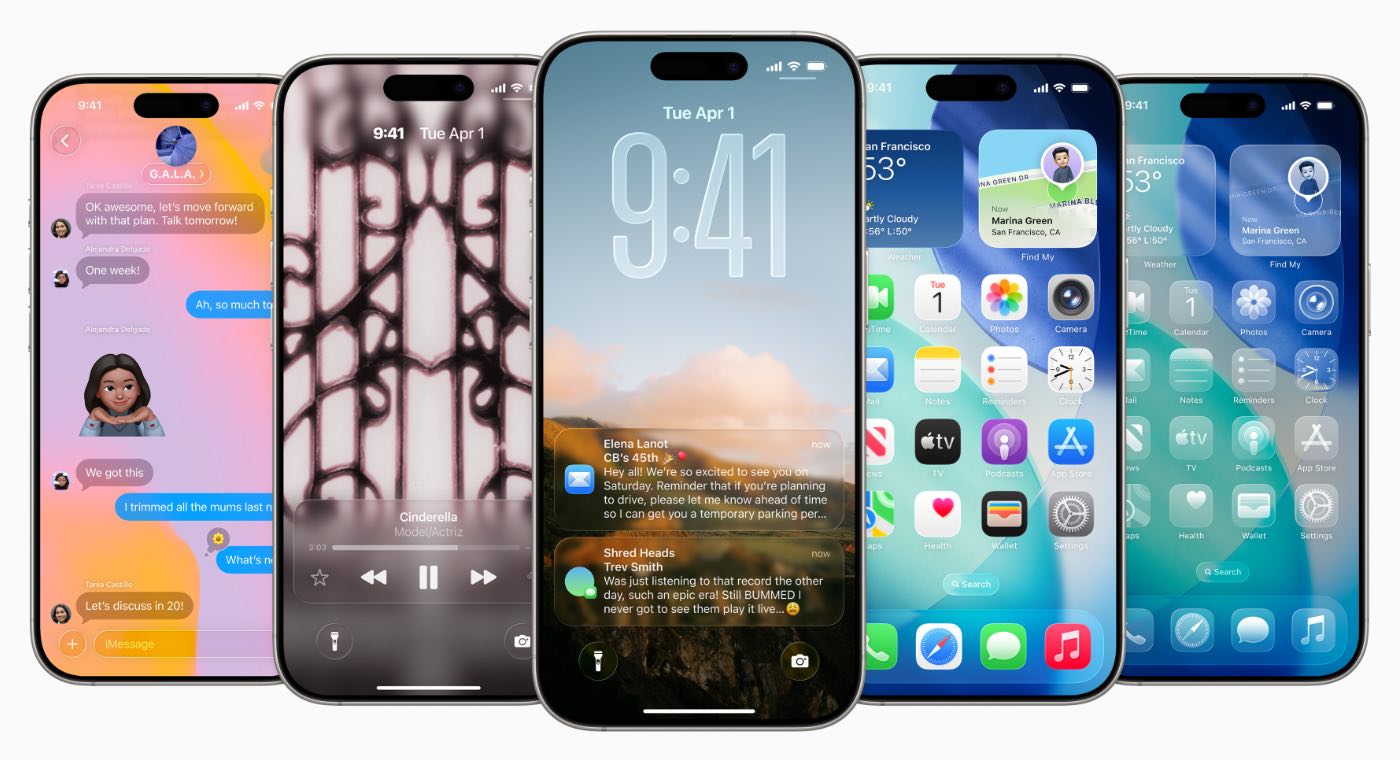 WWDC 2025: Apple stellte iOS 26 und weitere Systeme mit dem neuen Liquid Glass-Design vor | Alza.de