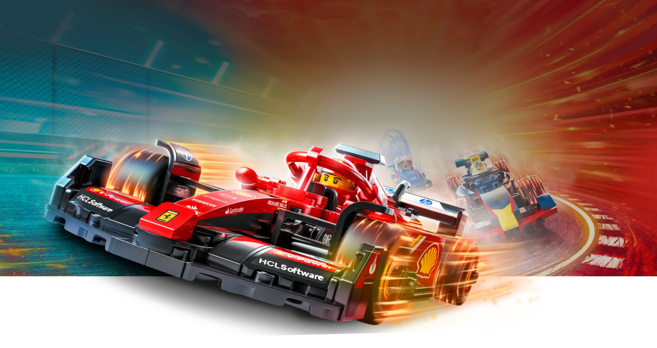 LEGO F1 závod