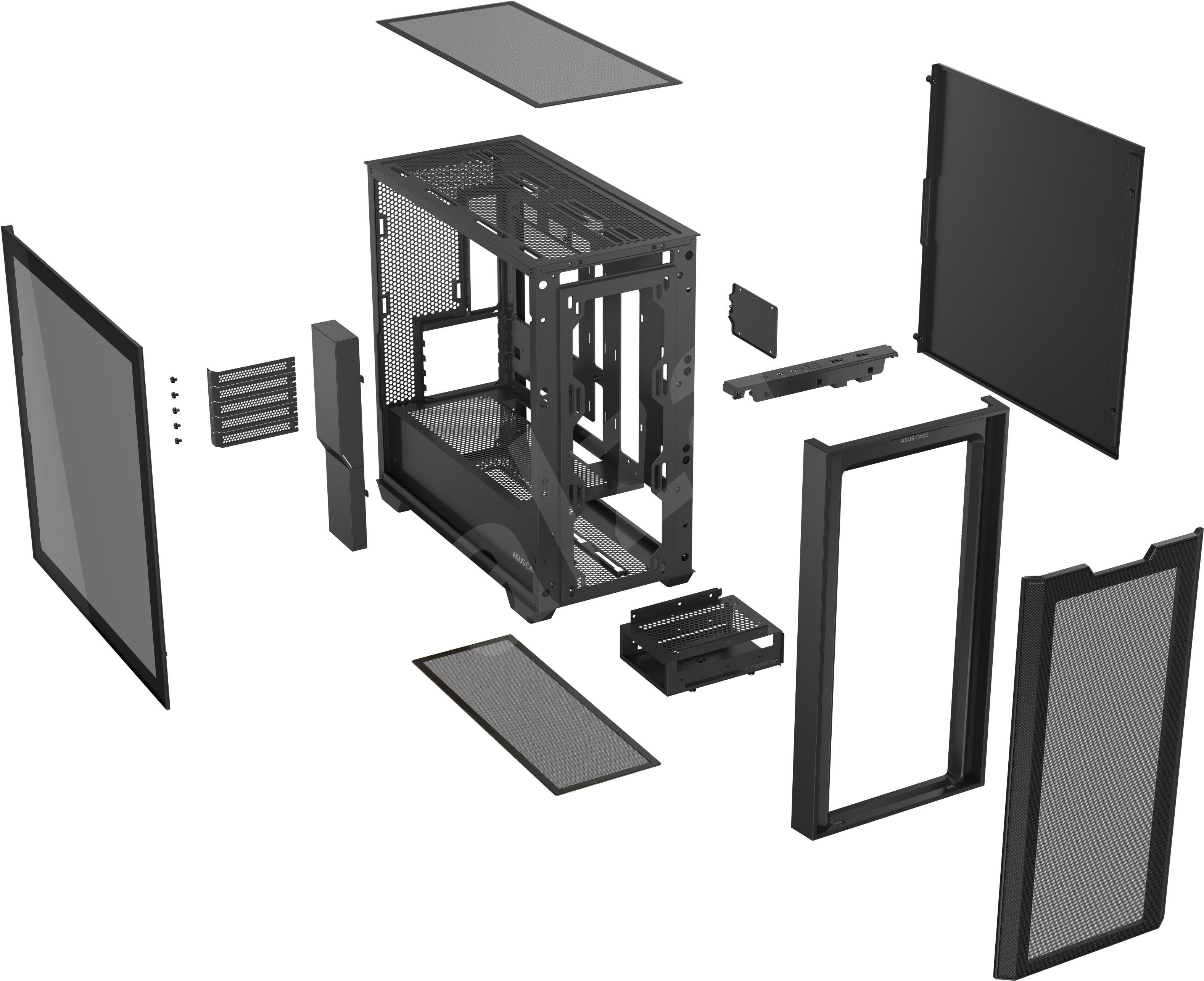 ASUS A21 Black - Počítačová skříň | Alza.cz