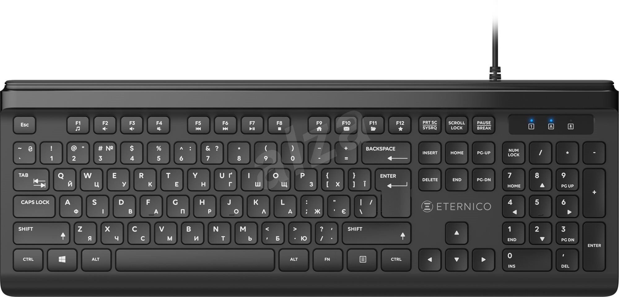 Eternico Home Keyboard Wired KD2020 černá - UA za 249 Kč - Klávesnice ...