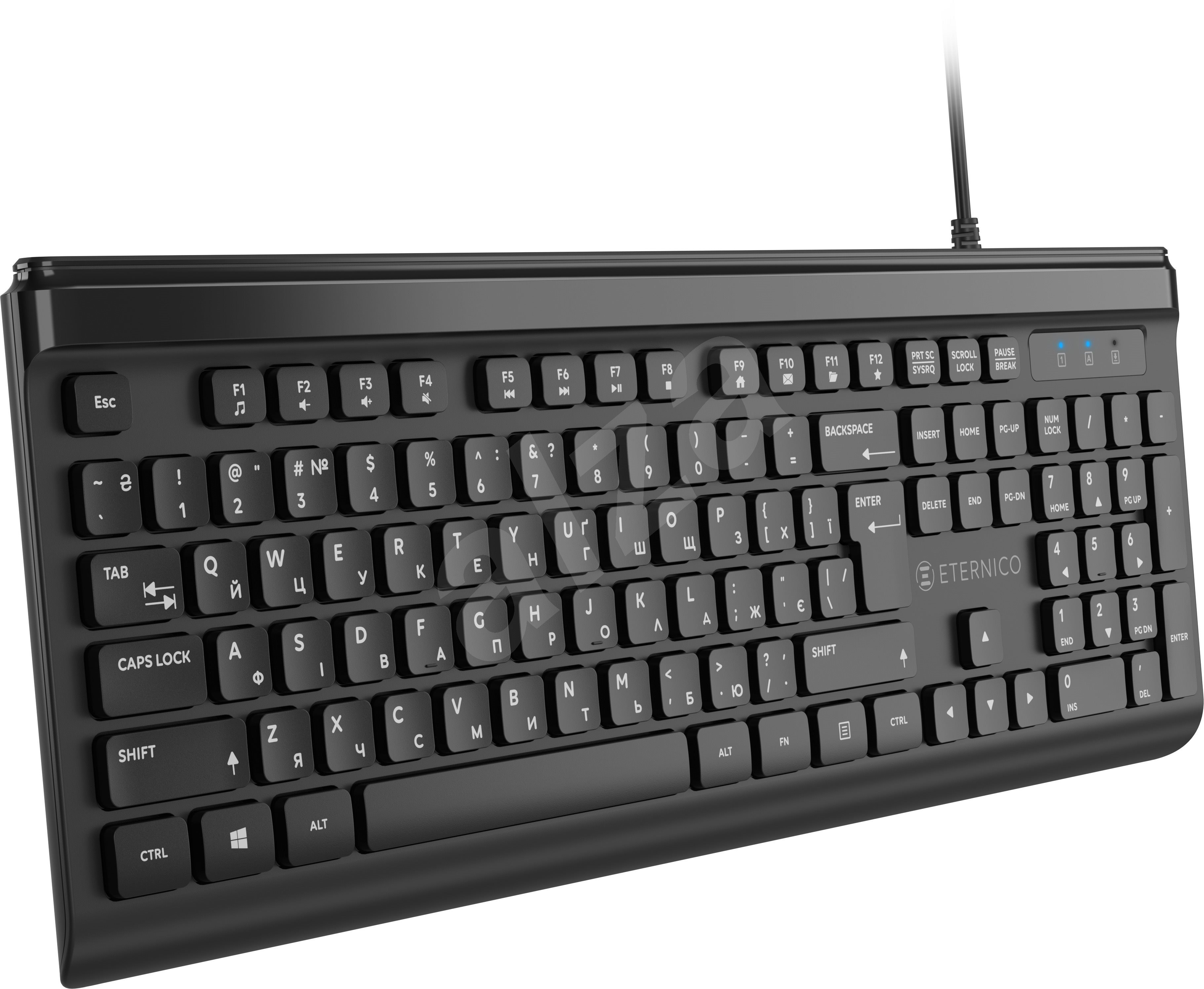 Eternico Home Keyboard Wired KD2020 černá - UA za 249 Kč - Klávesnice ...