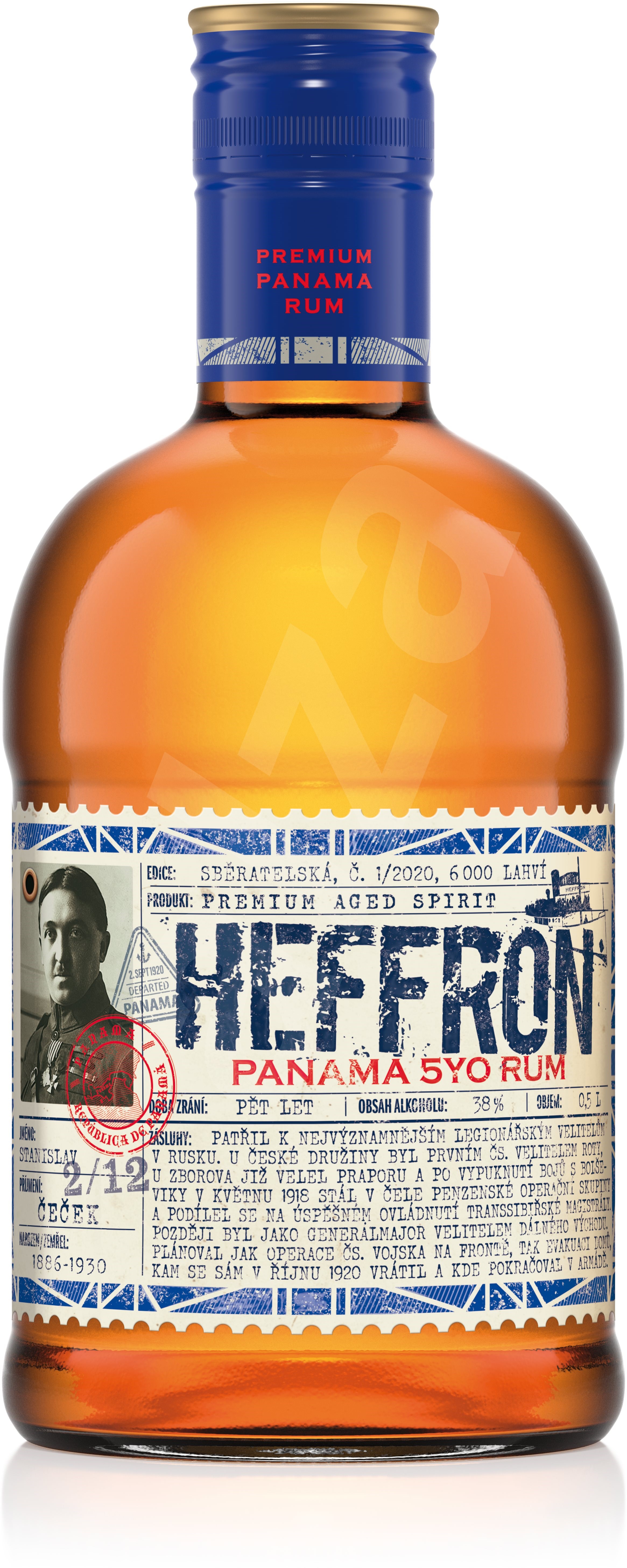 Heffron Panama Rum 5YO 0,5l 38% - L.E. 2/12 Čeček (500 lahví) - Rum ...