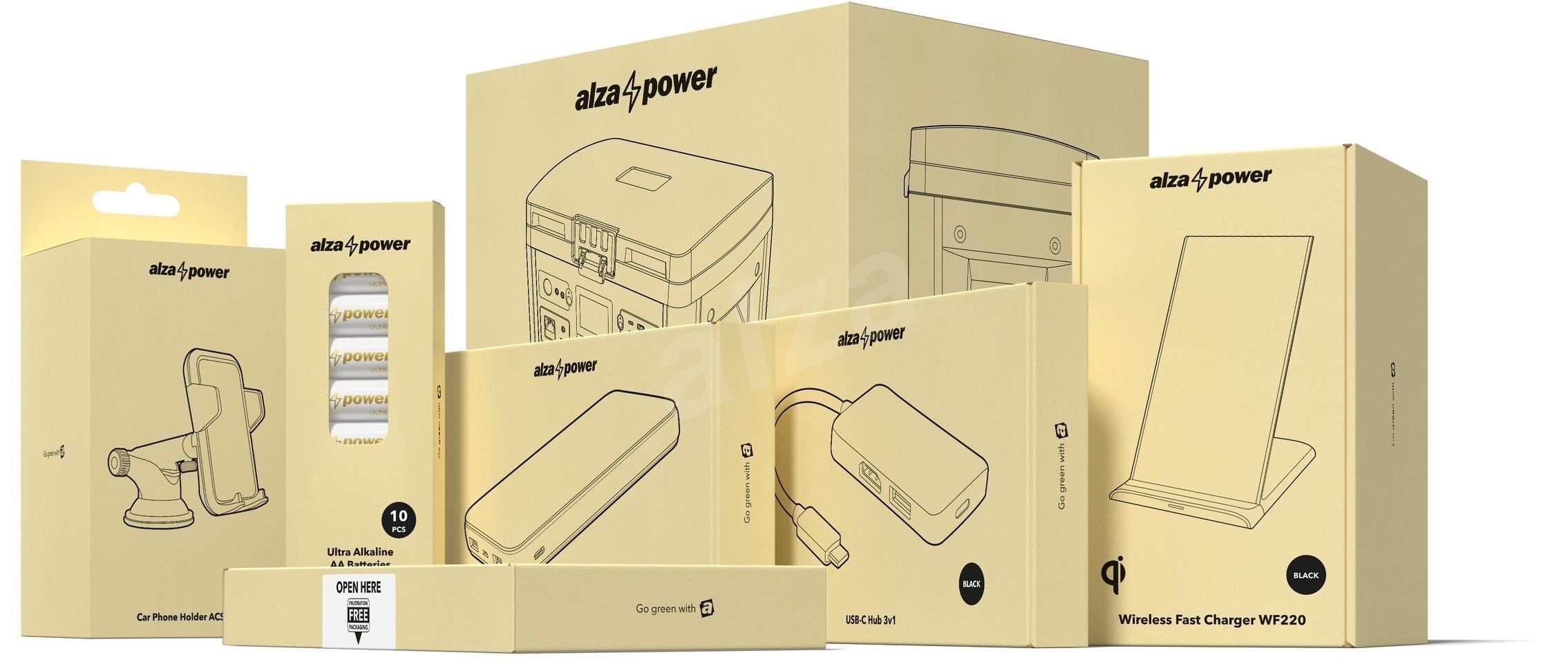 AlzaPower Metal 40000mAh Fast Charge + PD3.0 (100W) černá od 2 249 Kč ...