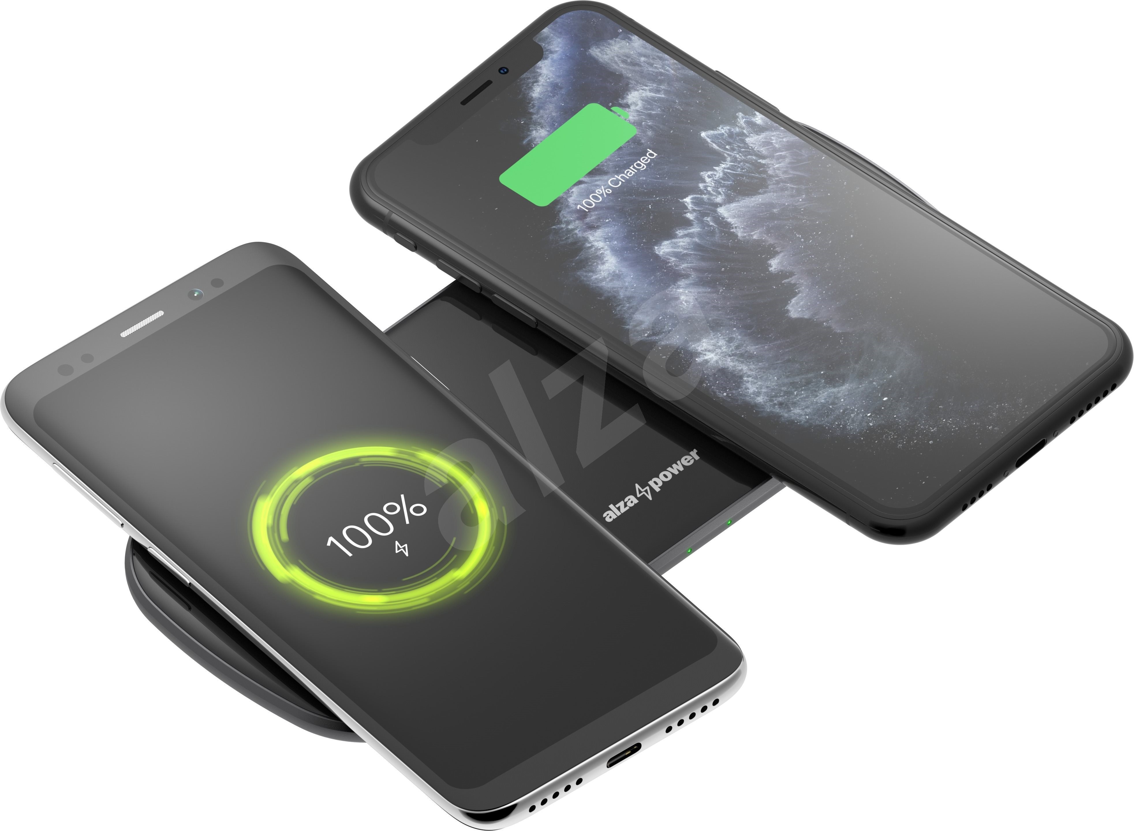 AlzaPower WC250 Premium Dual Wireless Fast Charger 15W černá od 829 Kč ...