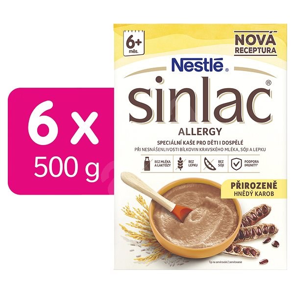 NESTLÉ SINLAC 6× 500 g - Nemléčná kaše | Alza.cz