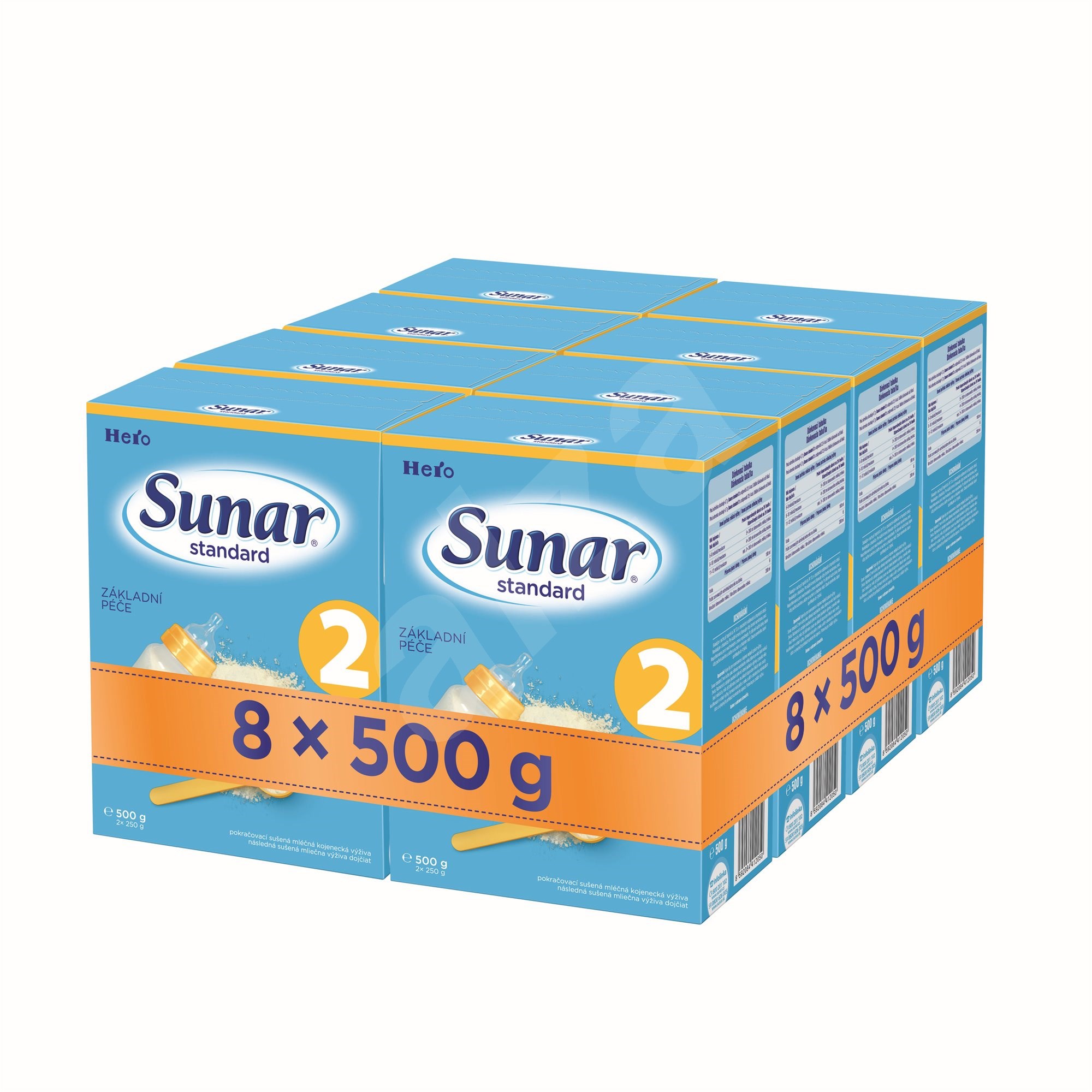Sunar Standard 2, 8× 500 g - Kojenecké mléko | Alza.cz