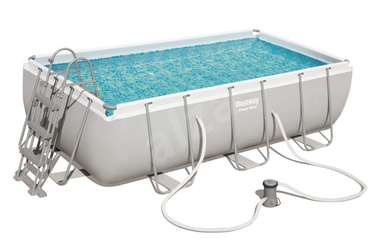 BESTWAY Power Steel Rectangular Pool Set 4.04m x 2.01m x 1.00m - Bazén ...