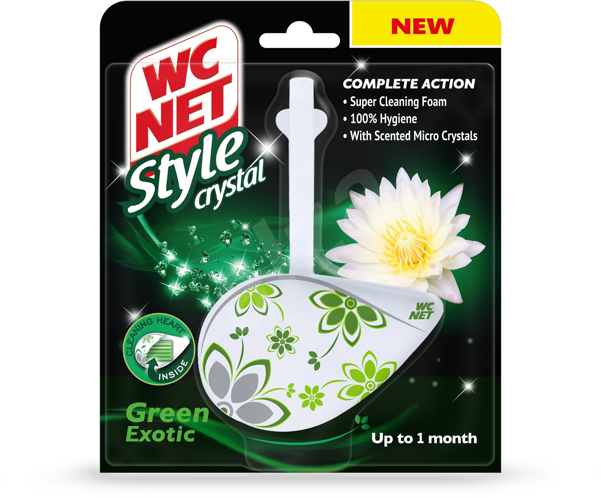 WC NET Style Crystal Green Exotic 1x36,5 g - WC blok | Alza.cz