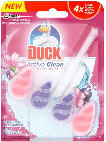DUCK Active Clean Dazzling Petals 38,6 g - WC blok | Alza.cz