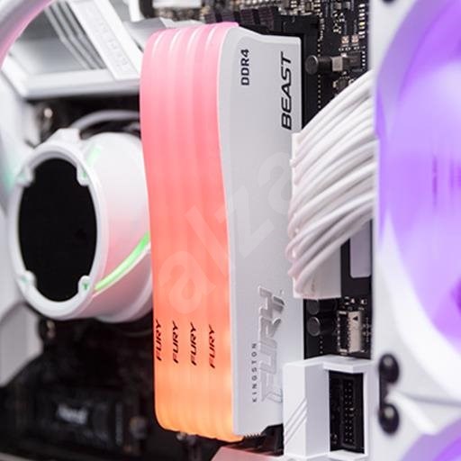 Kingston FURY 16GB KIT DDR4 3200MHz CL16 Beast RGB White Special Edition - Operační paměť | Alza.cz