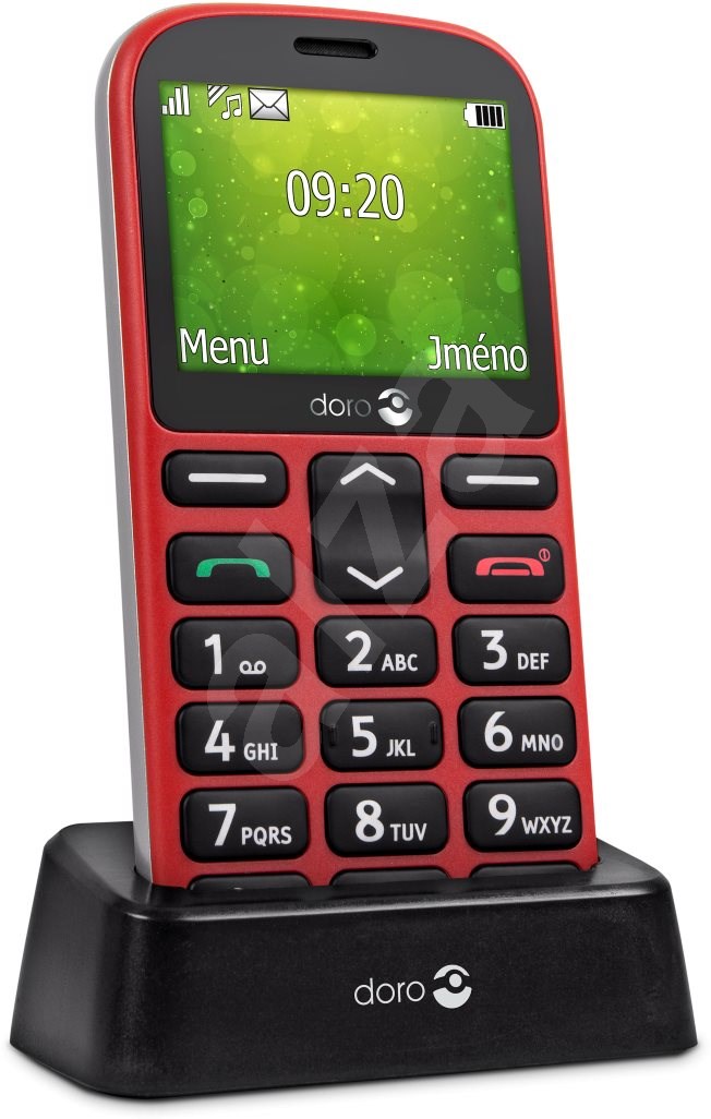 Doro 1360 Dual SIM Red - Mobilní telefon | Alza.cz