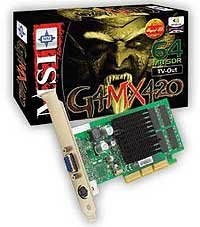 MSI MS-8878 (G4MX420D-T) NVIDIA GeForce4 MX 420 DDR 64MB - | Alza.cz