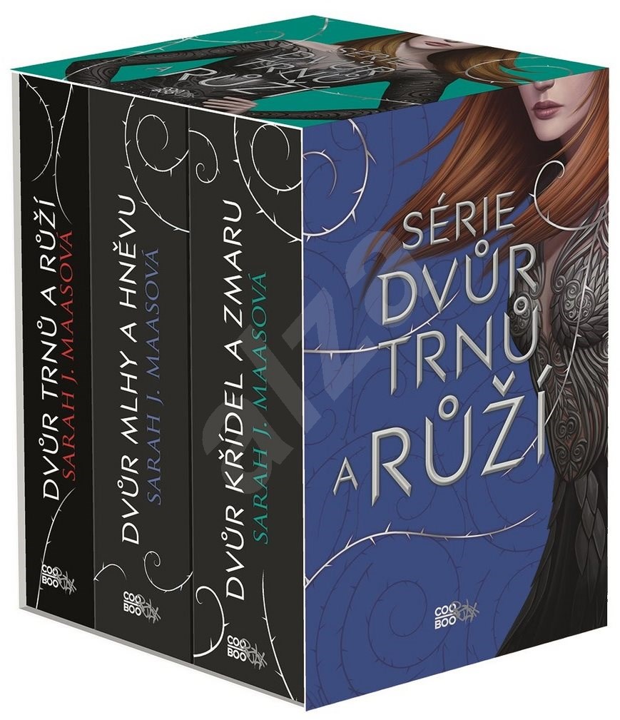 Dvůr trnů a růží BOX 1-3: Dvůr trnů a růží, Dvůr mlhy a hněvu, Dvůr křídel a zmaru - Sarah J ...