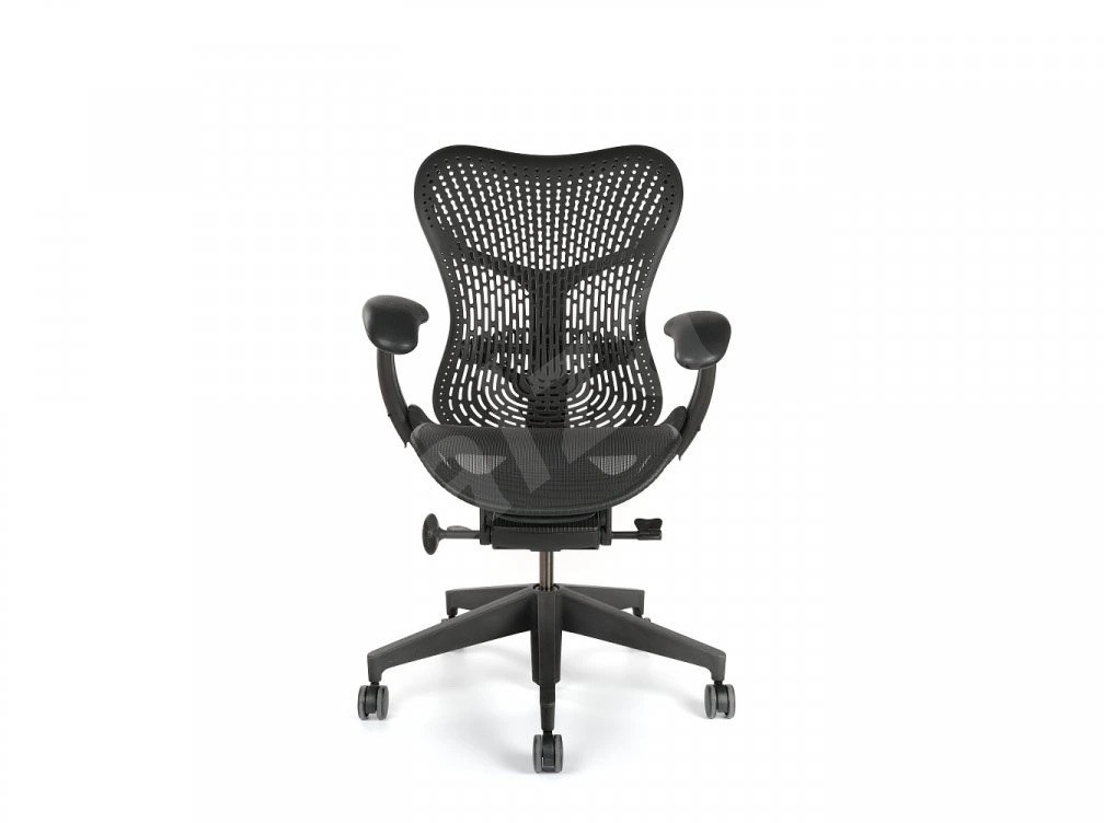 HERMAN MILLER Mirra s opěrkou TriFlex, pro tvrdé podlahy - černá ...