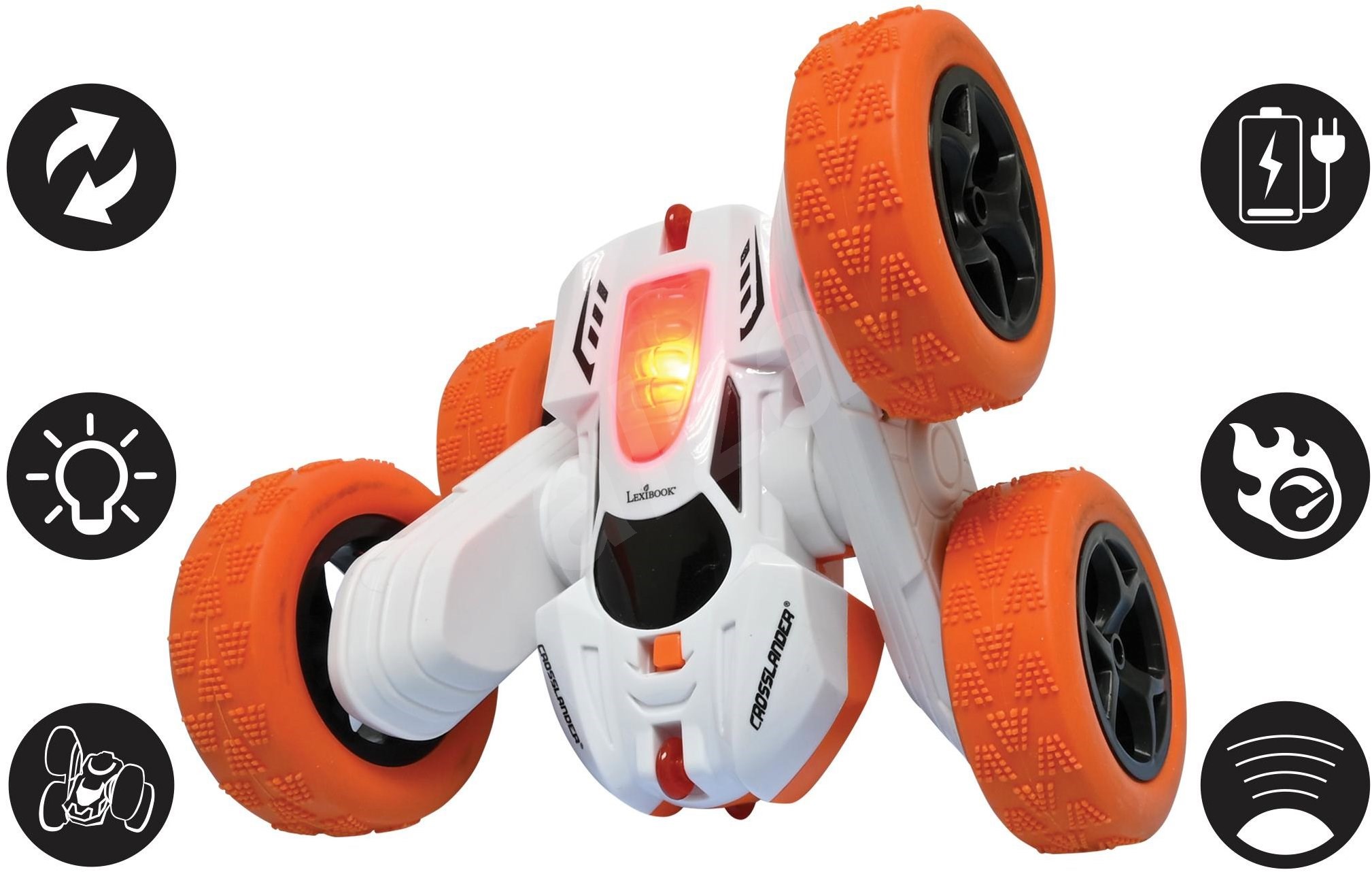 Lexibook Crosslander Programovatelné auto se světly a ovládáním na ...