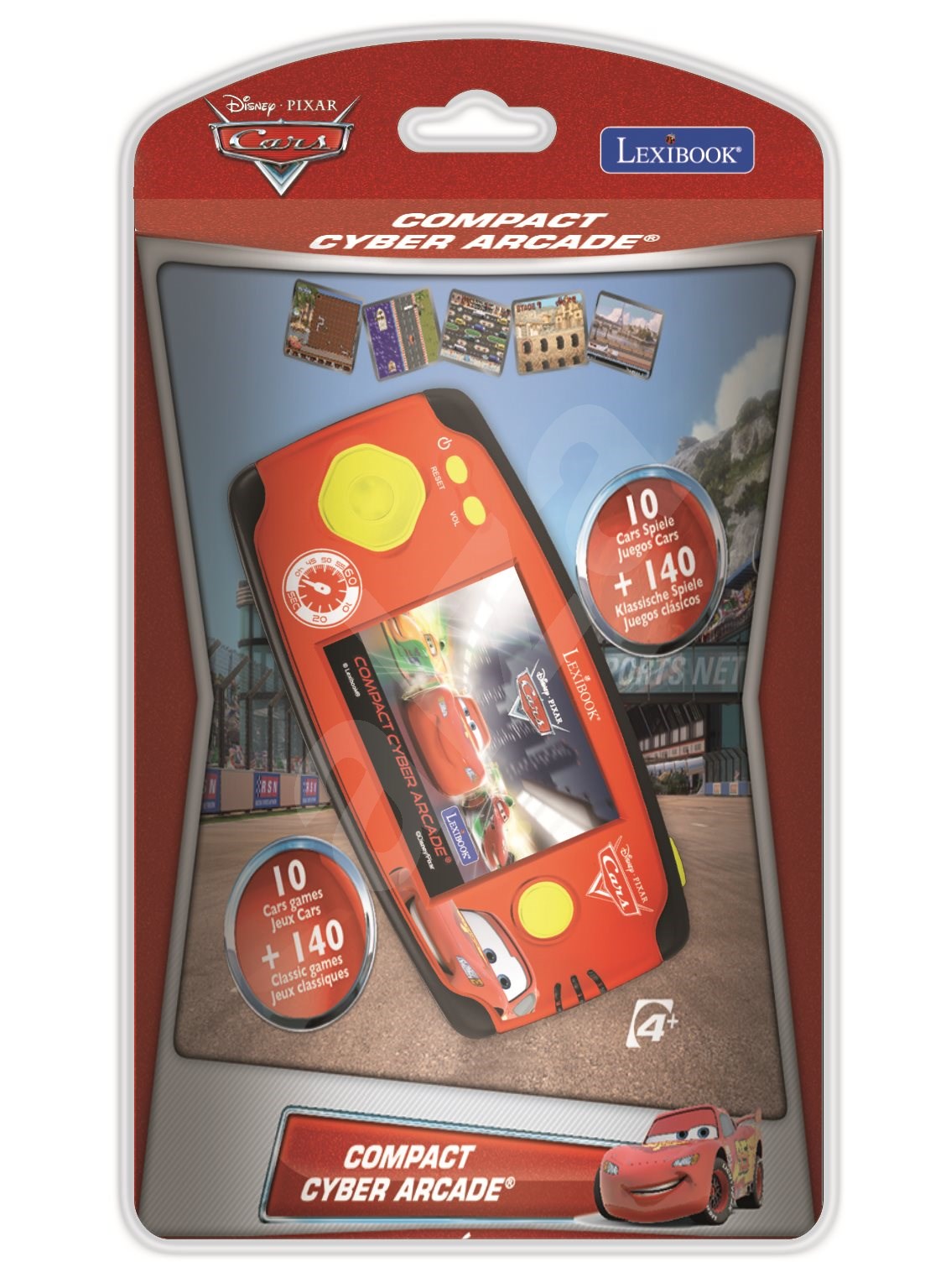 Lexibook Cars Konzole Arcade - 150 her - Herní set | Alza.cz